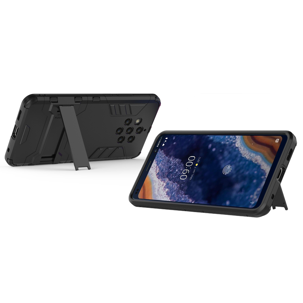 Slim Armour Shockproof Case for Nokia 9 PureView (Black)